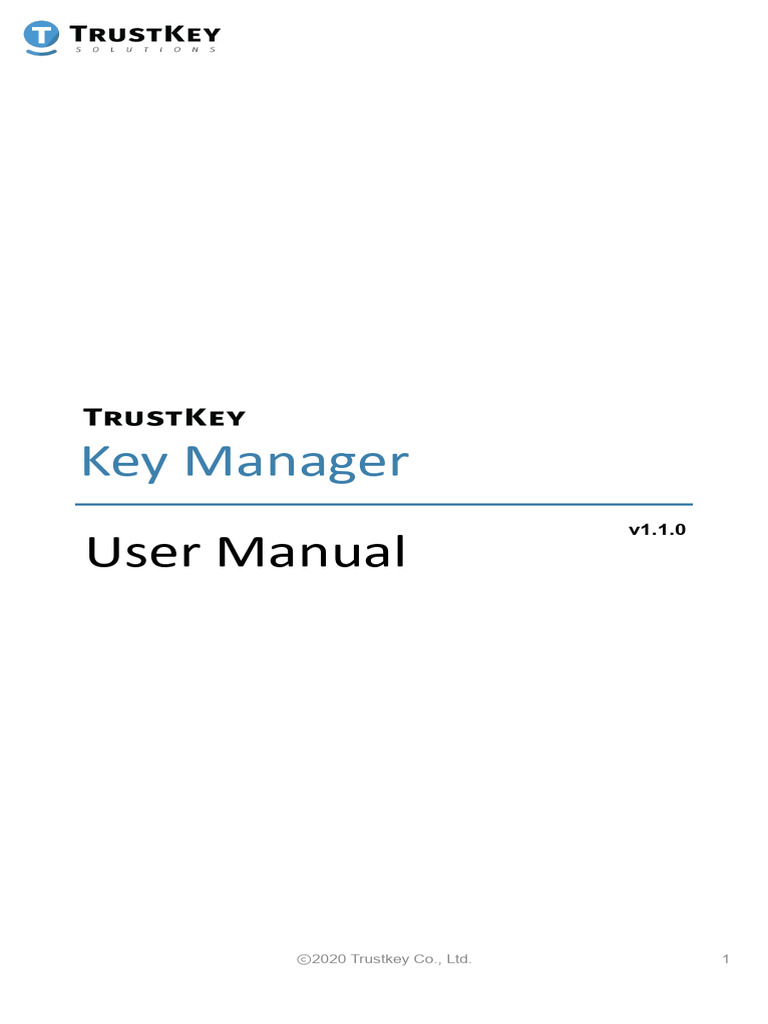 Key Manager User Manual | PDF | Electromagnetic Interference | Windows 10