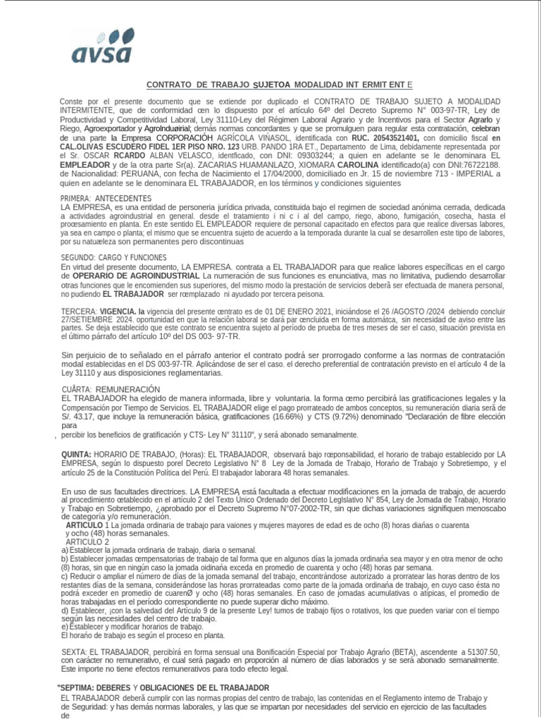 AVSA | PDF | Salario | Business