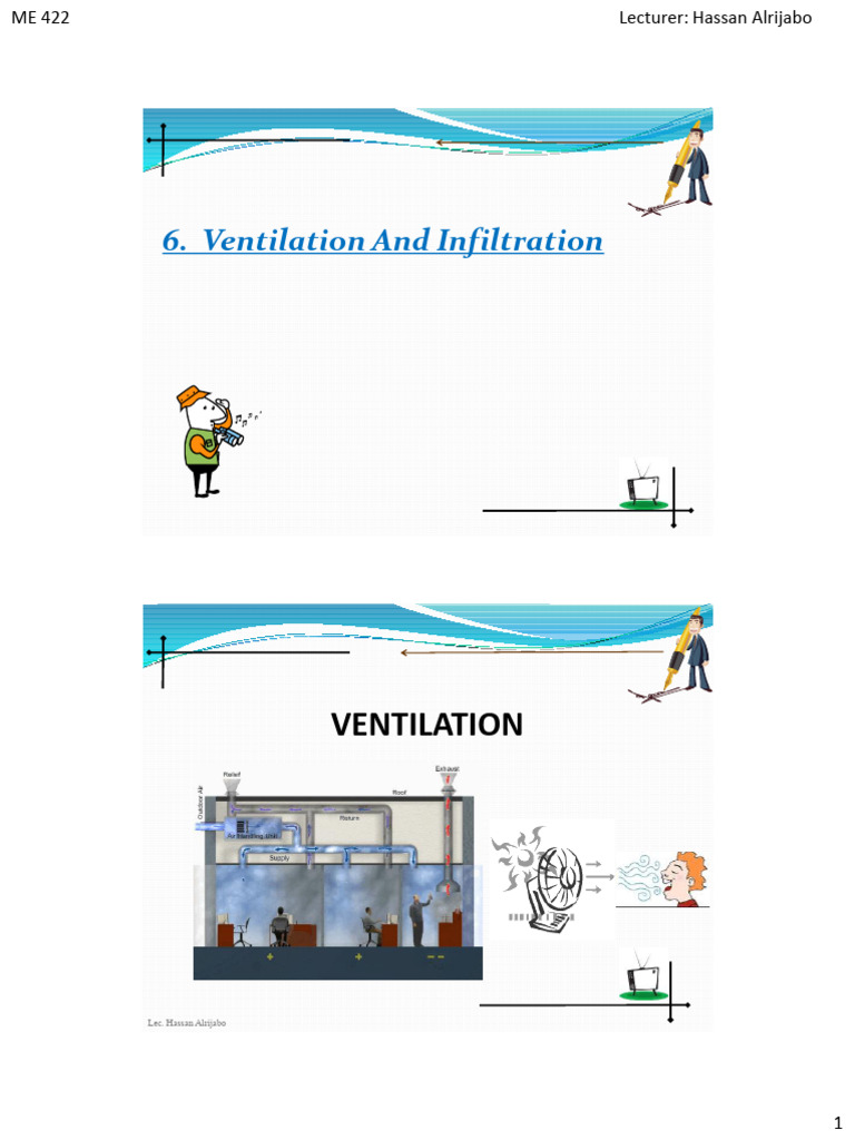 Ventilation and Infiltration Overview | PDF | Ventilation (Architecture ...