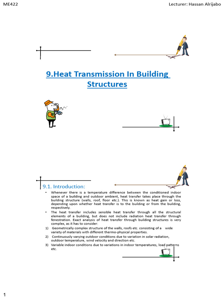 Lecture 9 Heat Transmision in Building | PDF | Heat Transfer | Thermal ...