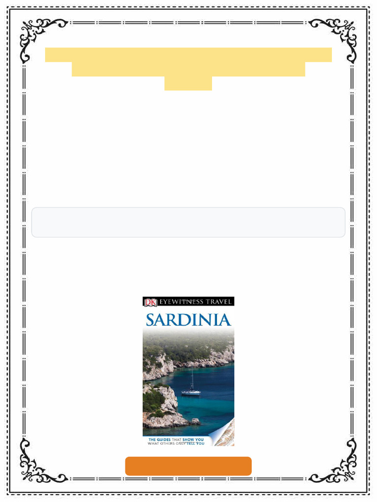 Sardinia Eyewitness Travel Guides Fabrizio Arditio ebook with full ...
