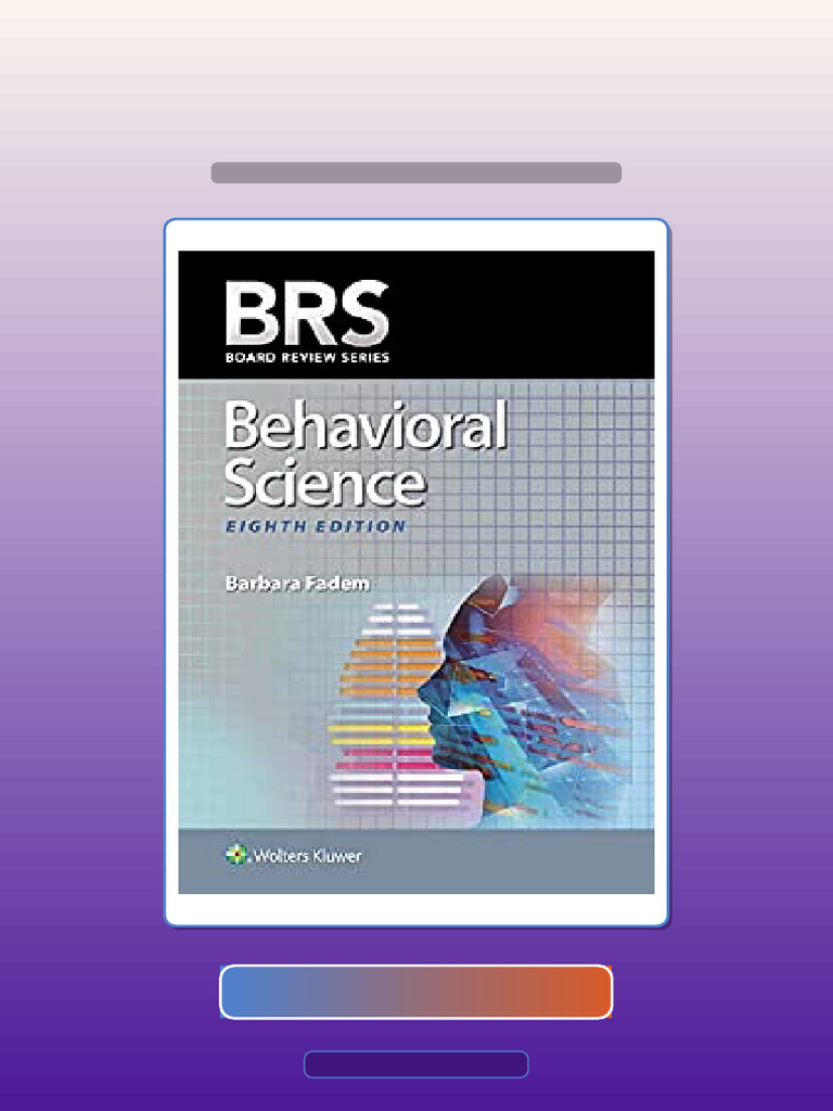 BRS Behavioral Science Board Review Series by Barbara Fadem Ebook and ...