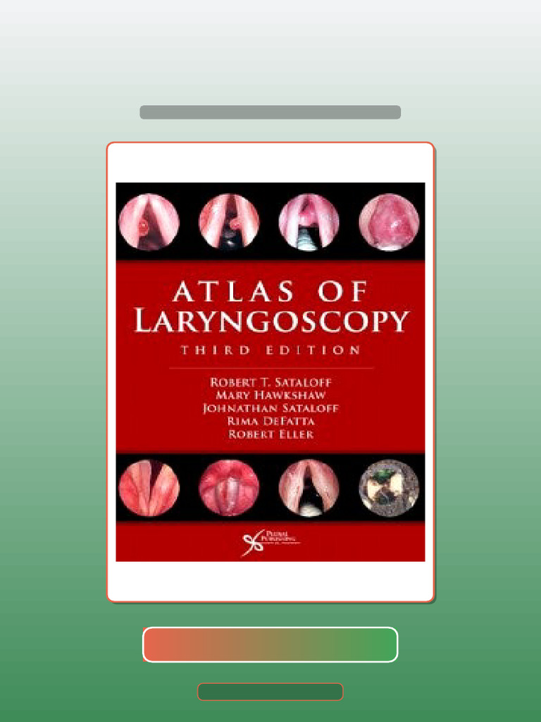 Test Bank for Atlas of Laryngoscopy 3rd Edition | PDF