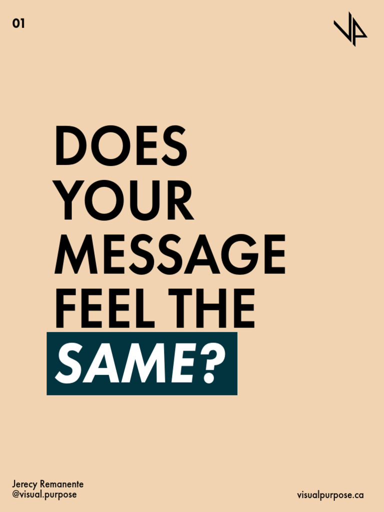 Does Your Message Feel The Same | PDF