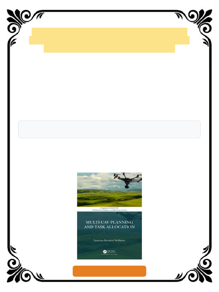 Multi UAV Planning and Task Allocation 1st Edition Yasmina Bestaoui ...