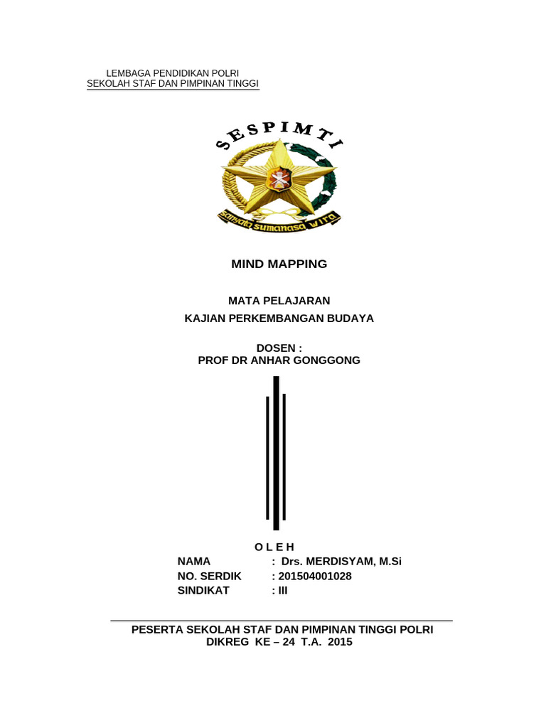 Mind Maping-Perkembangan Budaya | PDF