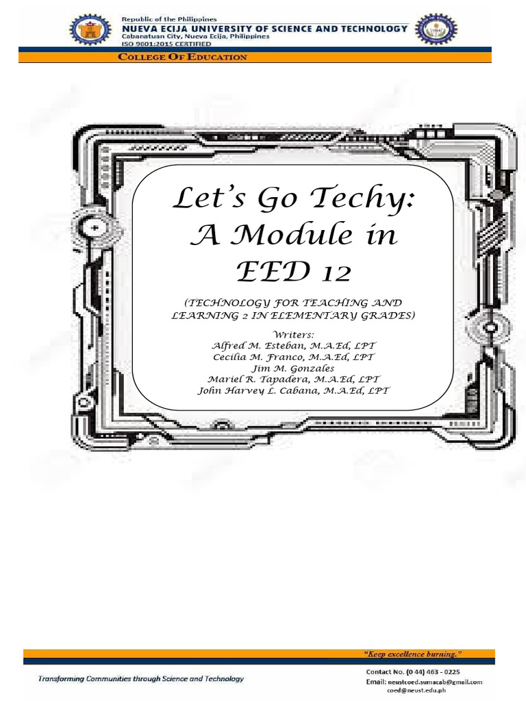 Revised Module Eed 12 Unit Second Version (1) | PDF | Learning ...