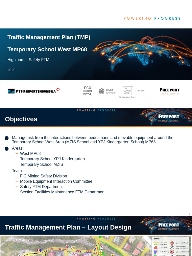 Traffic Management Temporary School West MP68 | PDF | Speed Limit | Traffic