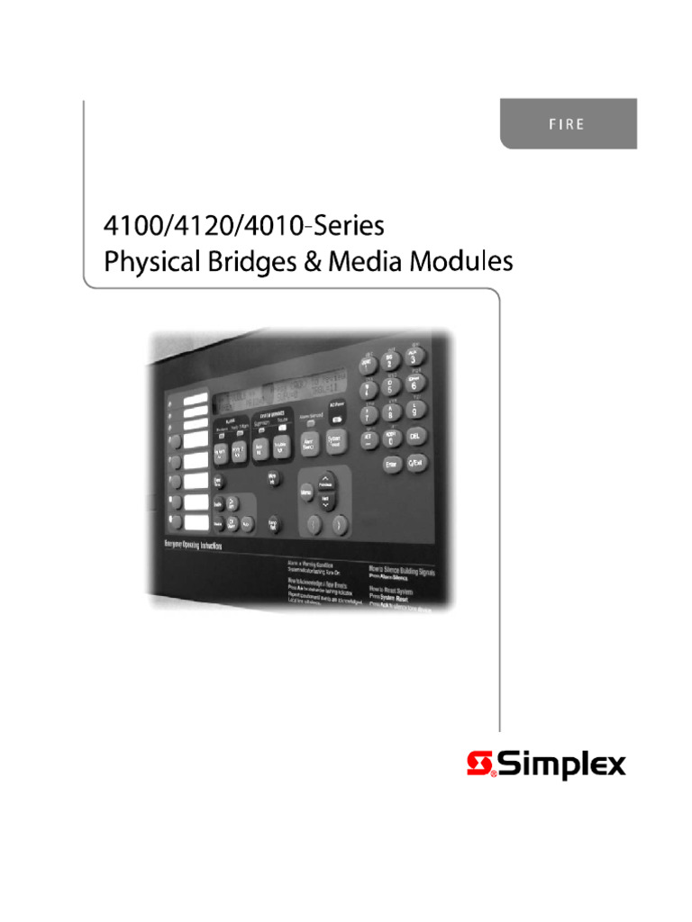 4100-4120-4010-Series Physical Bridges and Media Modules | PDF ...