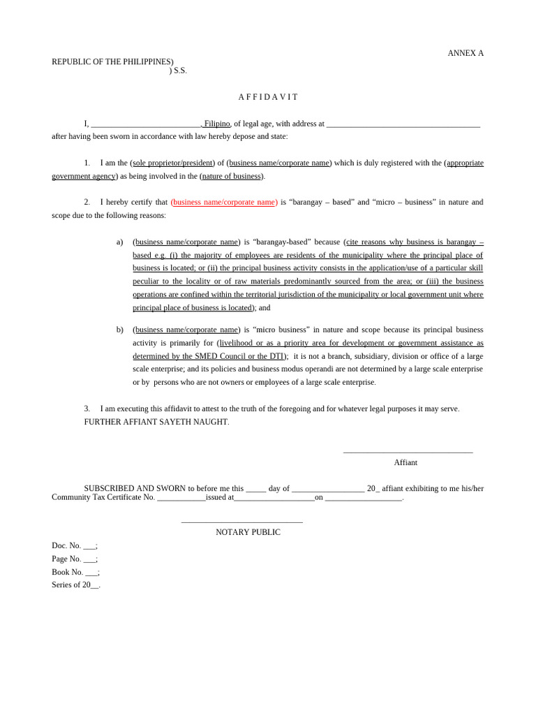 Attachment5 Sworn Affidavit 1 1 | PDF | Affidavit | Legal Procedure