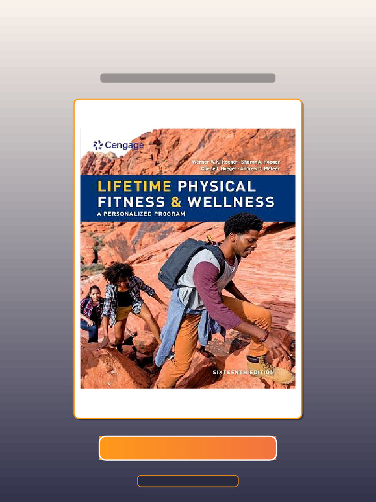 Test Bank for Lifetime Physical Fitness and Wellness 16th Edition ...