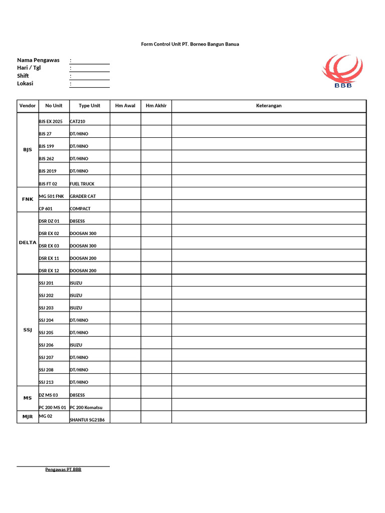 IHM - Time Sheet OperatorRR-driver | PDF