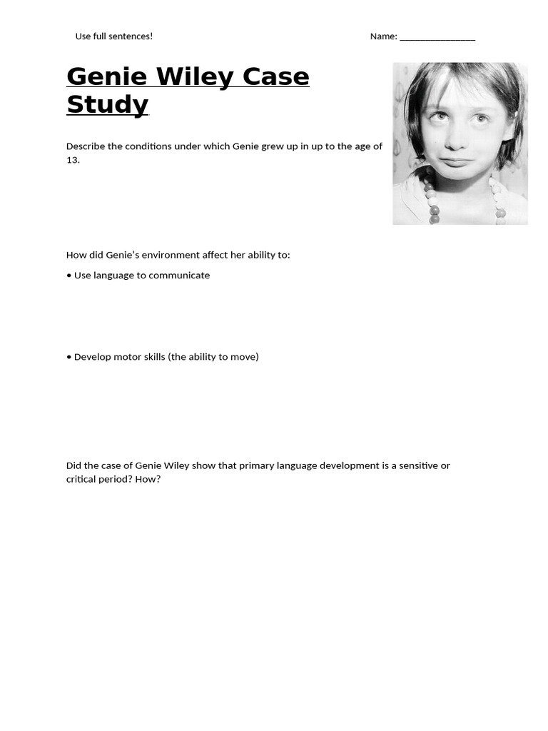 GenieWileyCaseStudy 1 | PDF