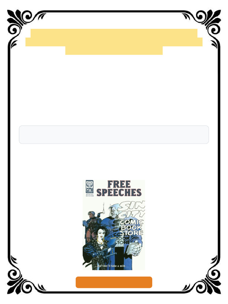 Free Speeches 1st Edition Neil Gaiman Nadine Strossen Dave Sim Frank ...