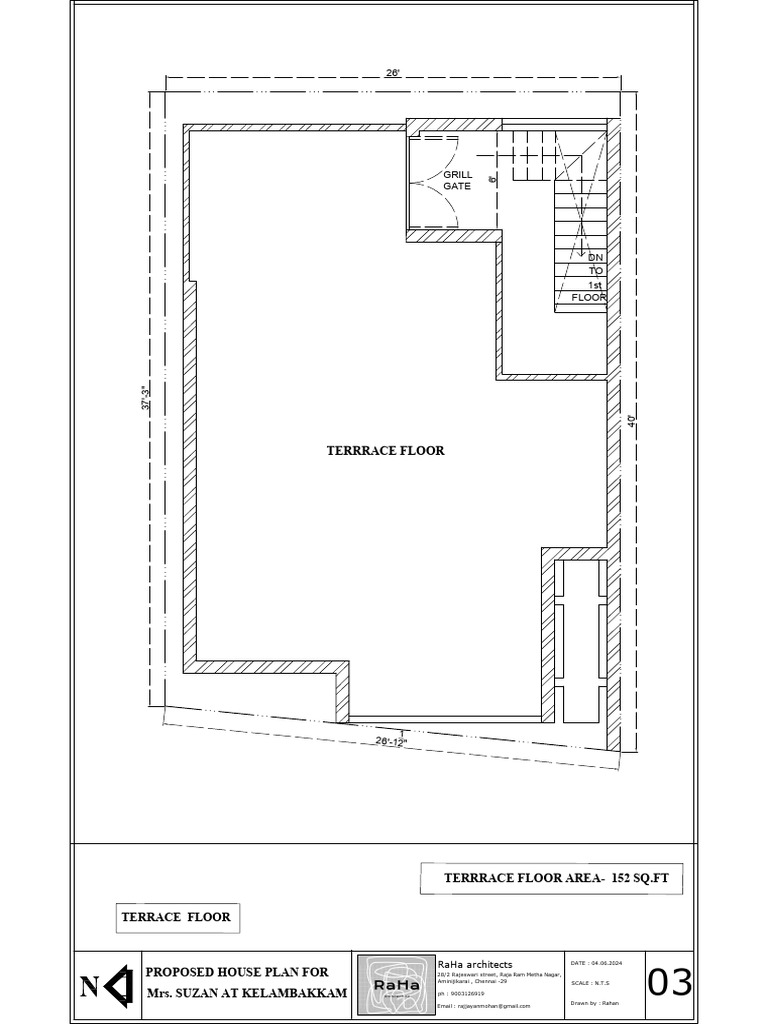 Terrace Plan | PDF