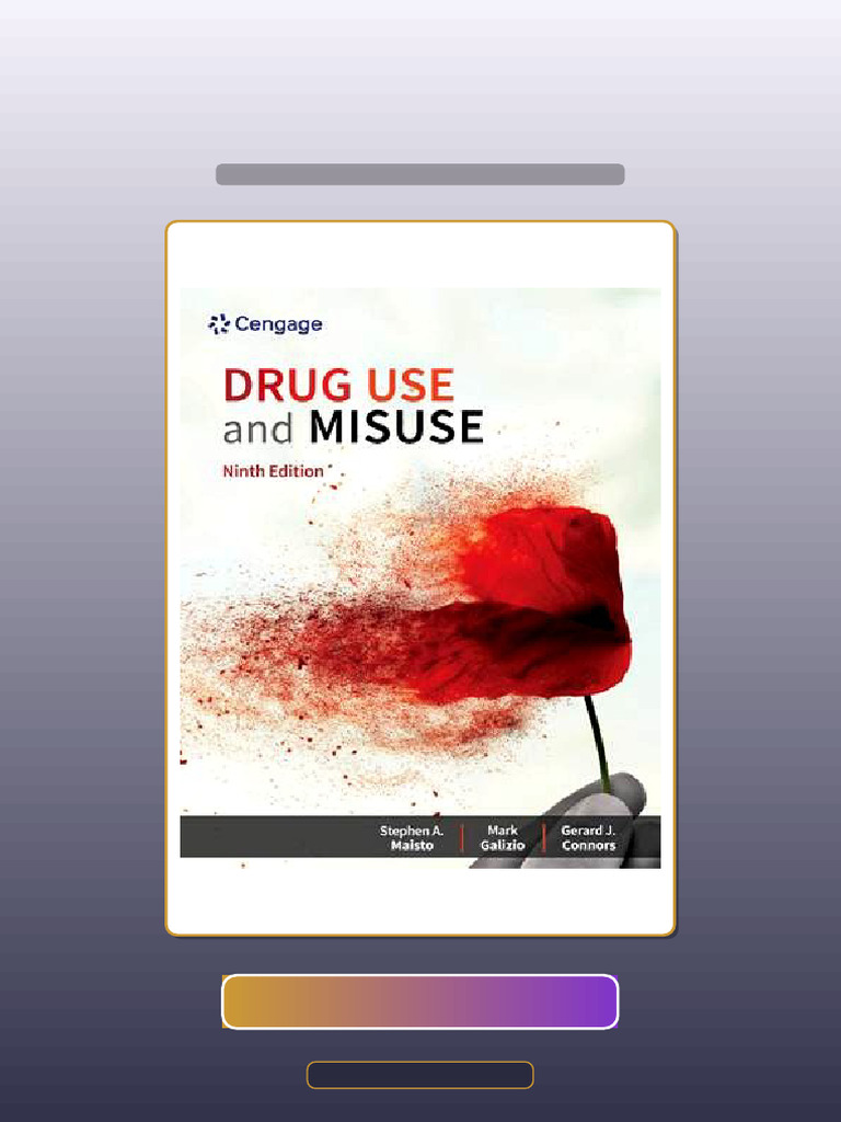 Test Bank for Drug Use and Misuse 9th Edition Maisto HQ File Exam Prep ...