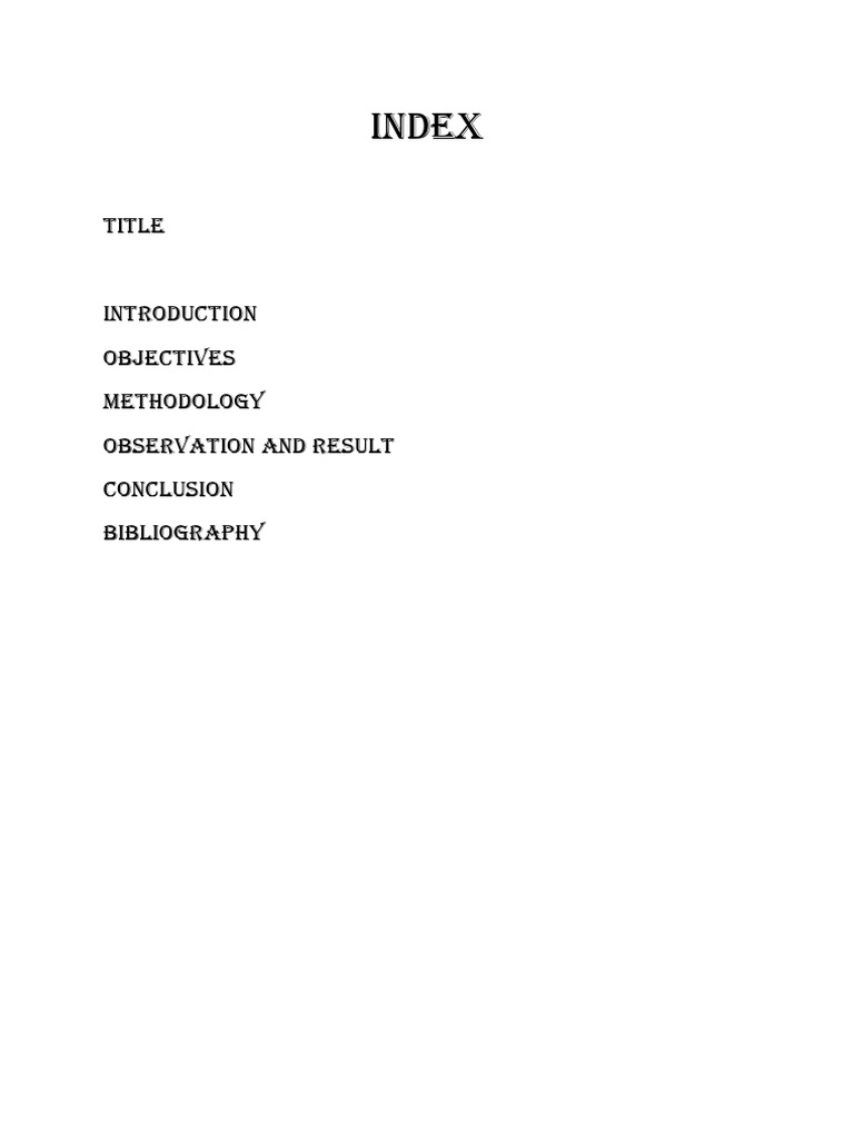 Index Biology | PDF