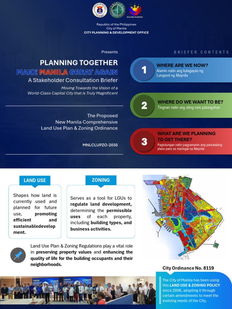 Manila Land Use & Zoning Plan 2035 | PDF | Manila | Mixed Use Development
