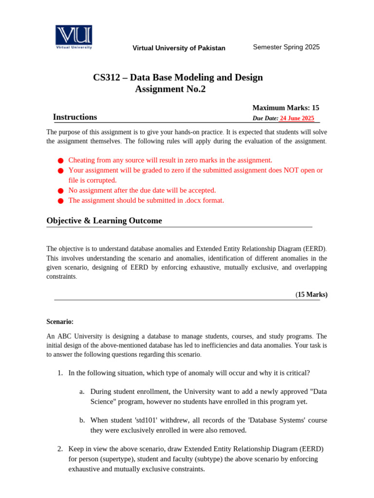 Spring 2025_CS312_2 | PDF | Databases | Data Management