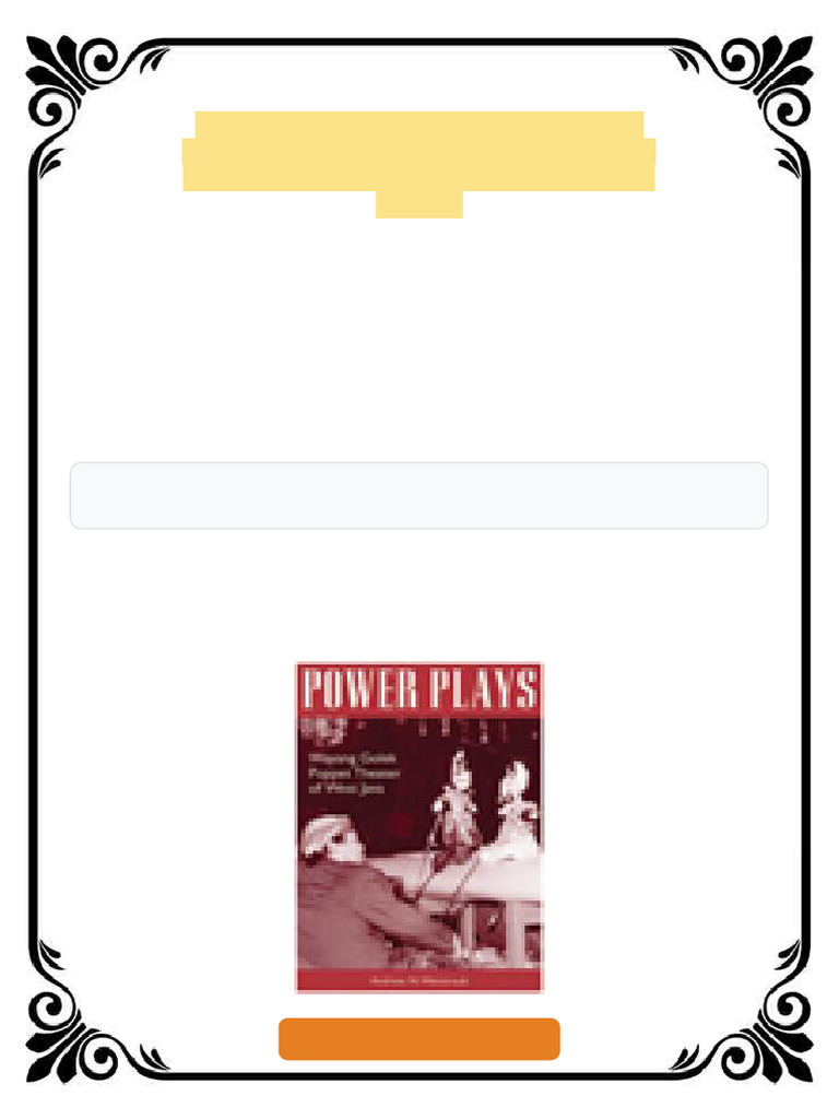 Power Plays Wayang Golek Puppet Theater of West Java 1st Edition Andrew N. Weintraub Ebook Full ...