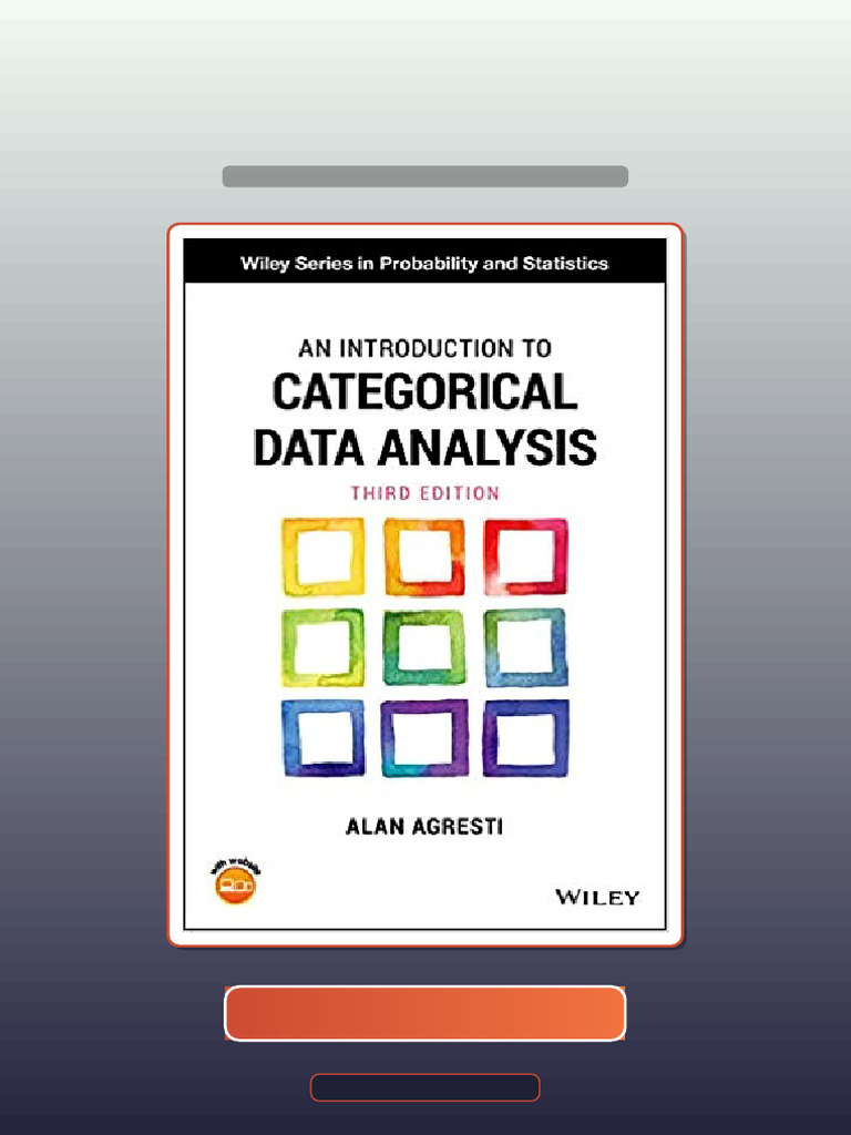 An Introduction to Categorical Data Analysis by Alan Agresti eBook and ...