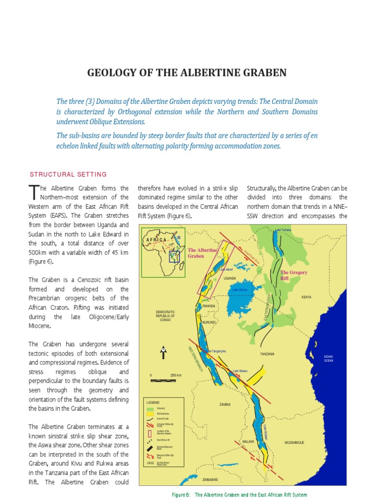 4. Geology of the Albertine Graben | Rift | Sedimentary Basin