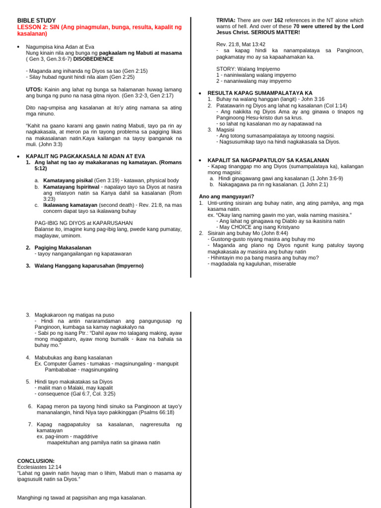 2 - Sin | PDF