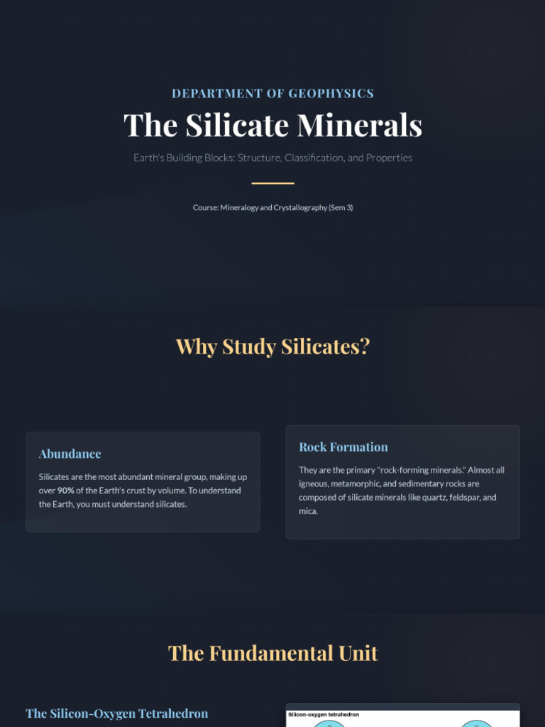 The Silicate Minerals - PDF - 20251129 - 204111 - 0000 | PDF