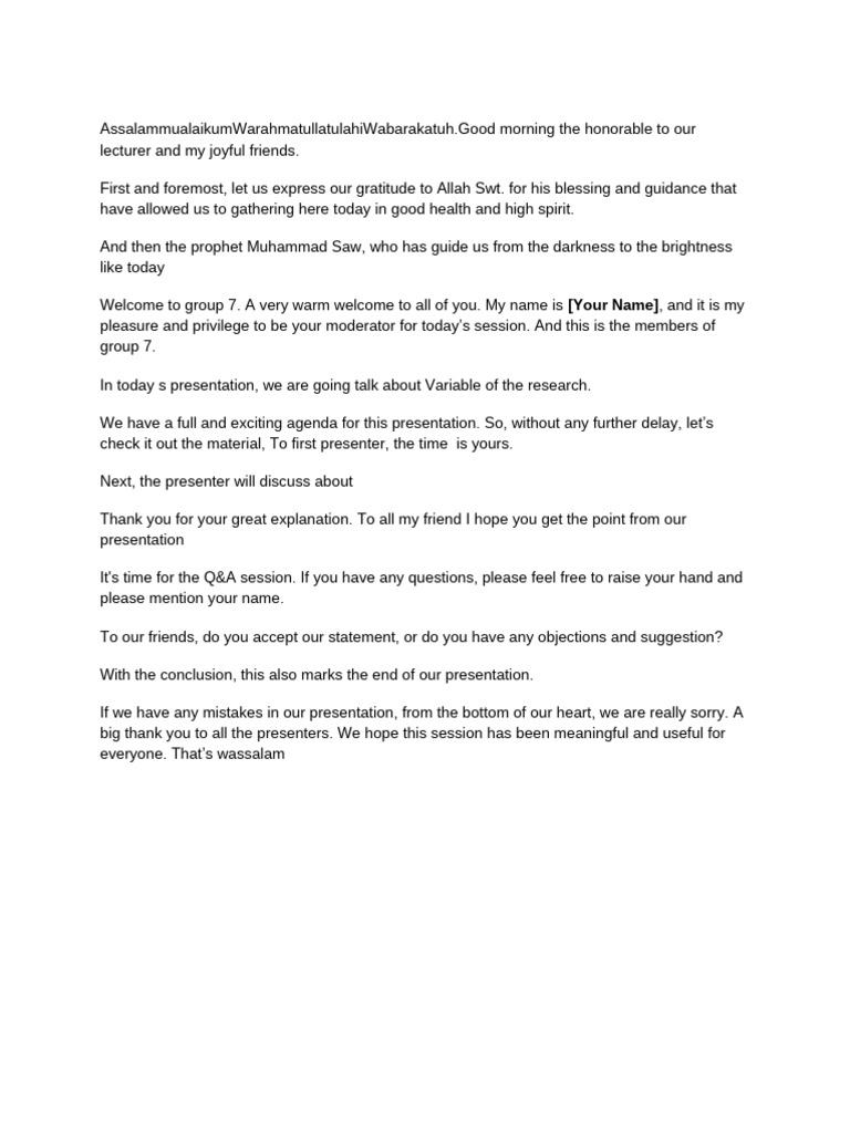 Moderator - Text Kelompok 2 | PDF