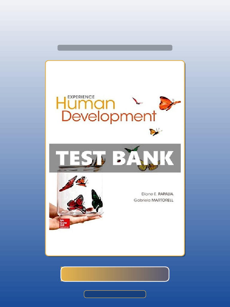 Test Bank of Experience Human Development 13th Edition Papalia eBook ...