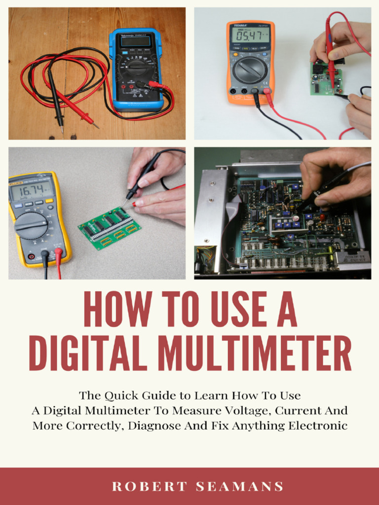 Digital Multimeter Usage Guide | PDF | Capacitor | Voltage
