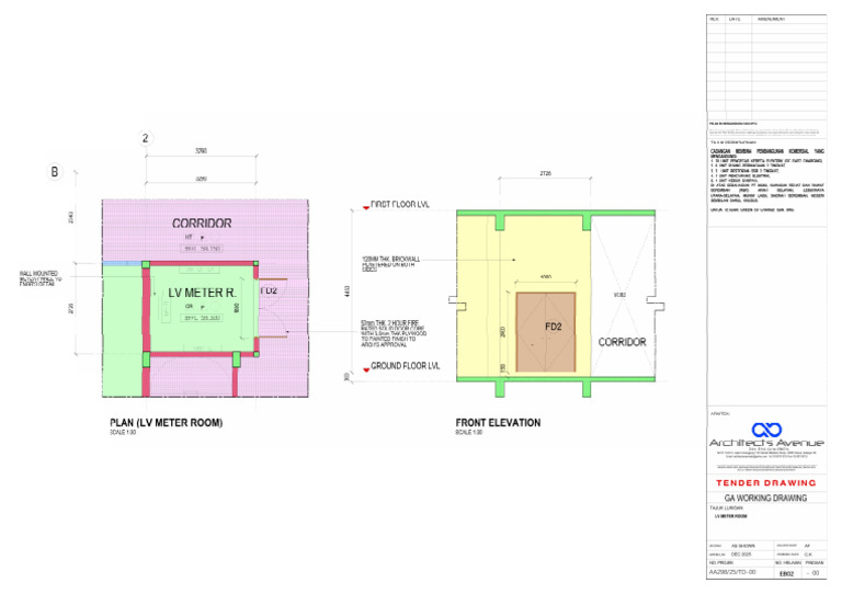 EV Station - LV Meter Room Detail | PDF