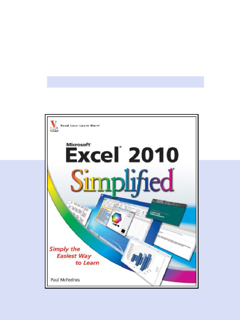 Excel 2010 Simplified 1st Edition Paul Mcfedries Complete Edition | PDF ...