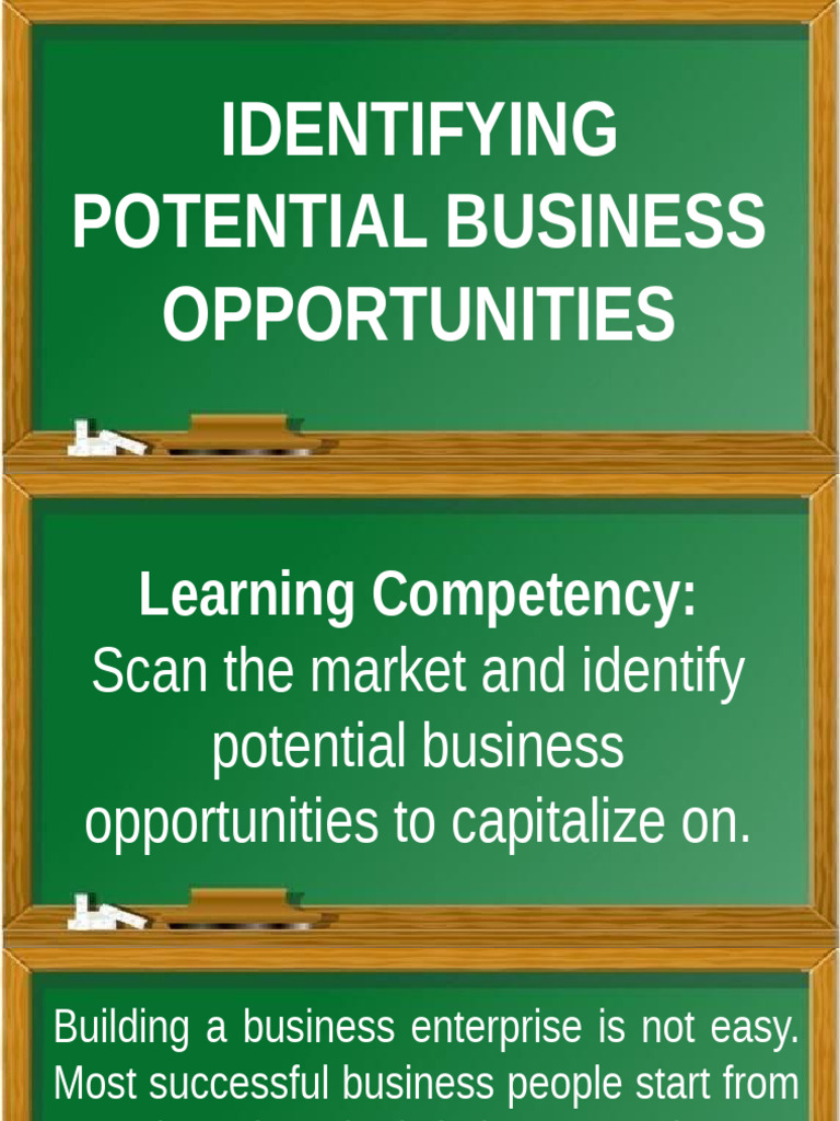 Identifying Business Opportunities | PDF | Fashion | Economies