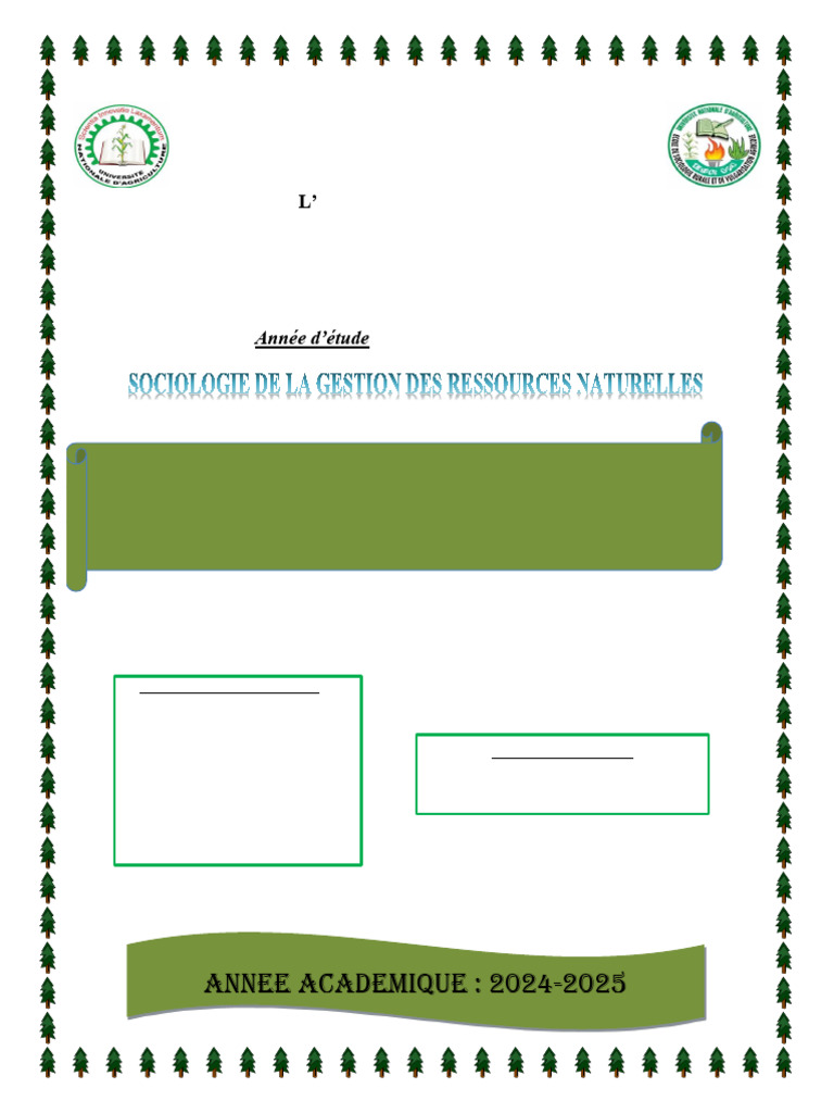 Gestion durable des ressources forestières au Bénin | PDF | Forêt ...