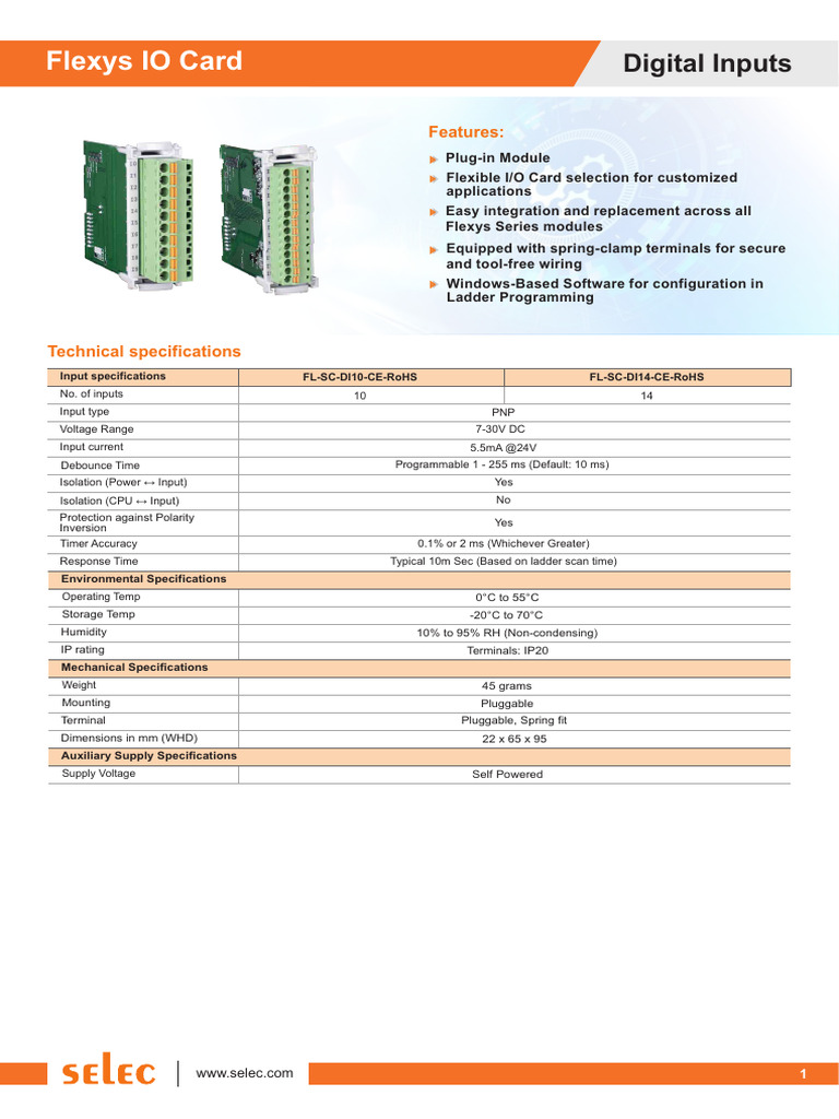 Flexys IO Cards Merged - Datasheet | PDF | Relay | Electric Power