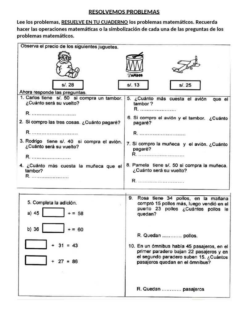 Resolución de Problemas Matemáticos | PDF