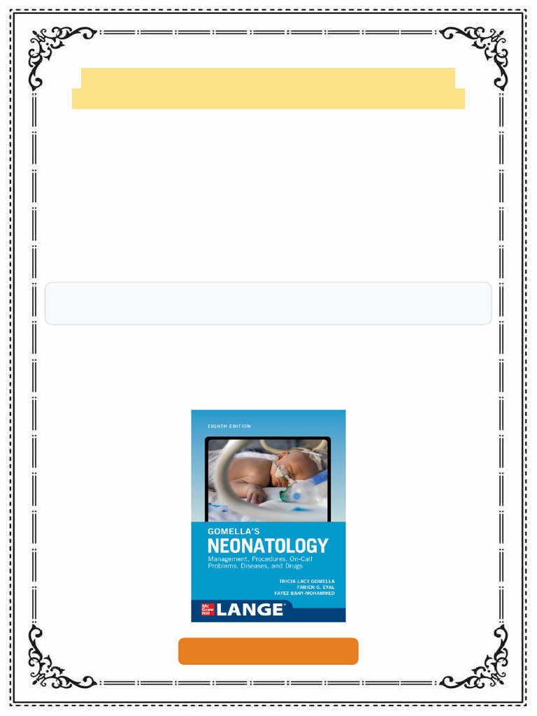 Gomella’s Neonatology Tricia Lacy Gomella ebook cloud access | PDF ...