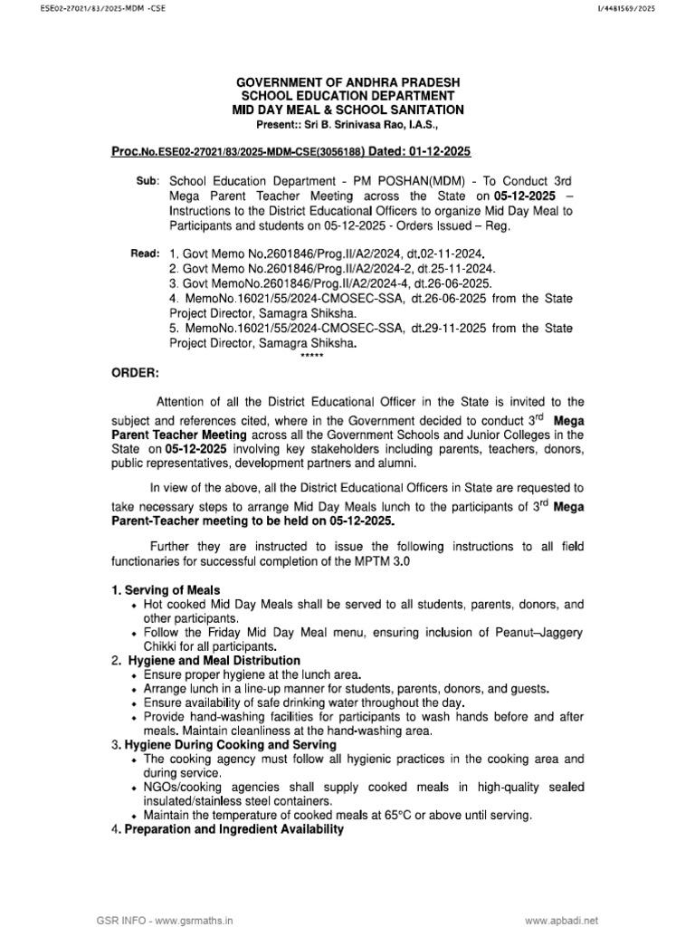 MDM On Mega PTM 2025 Instructions | PDF