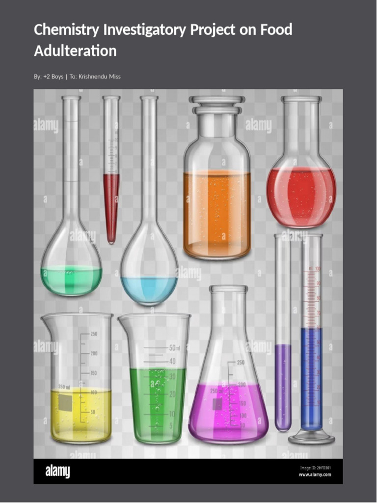 Chemistry-Investigatory-Project-on-Food-Adulteration (3) | PDF | Chili ...