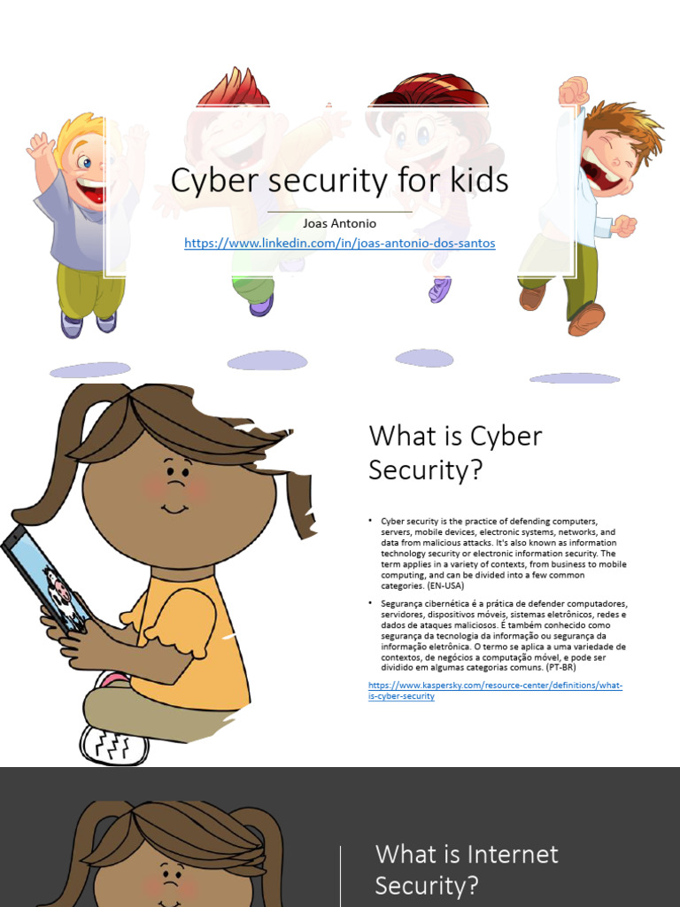Cybersecurity for Kids (1) | PDF | Vírus de computador | Internet