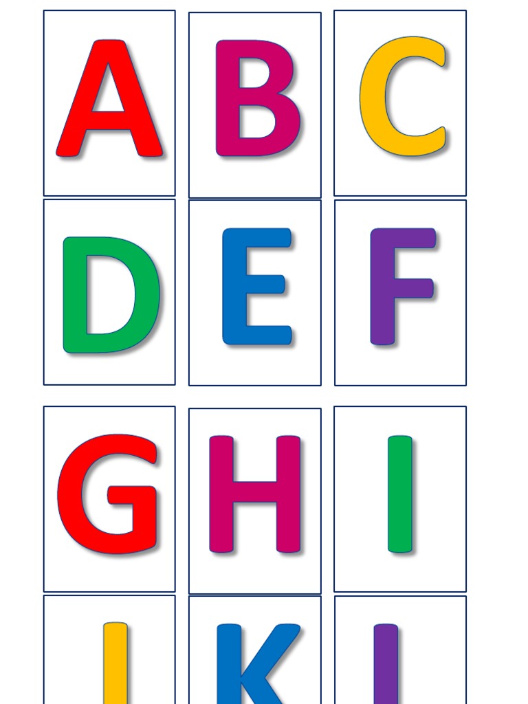 ABC - Letras Maiúsculas | PDF | Agrupamento | Alfabeto latino