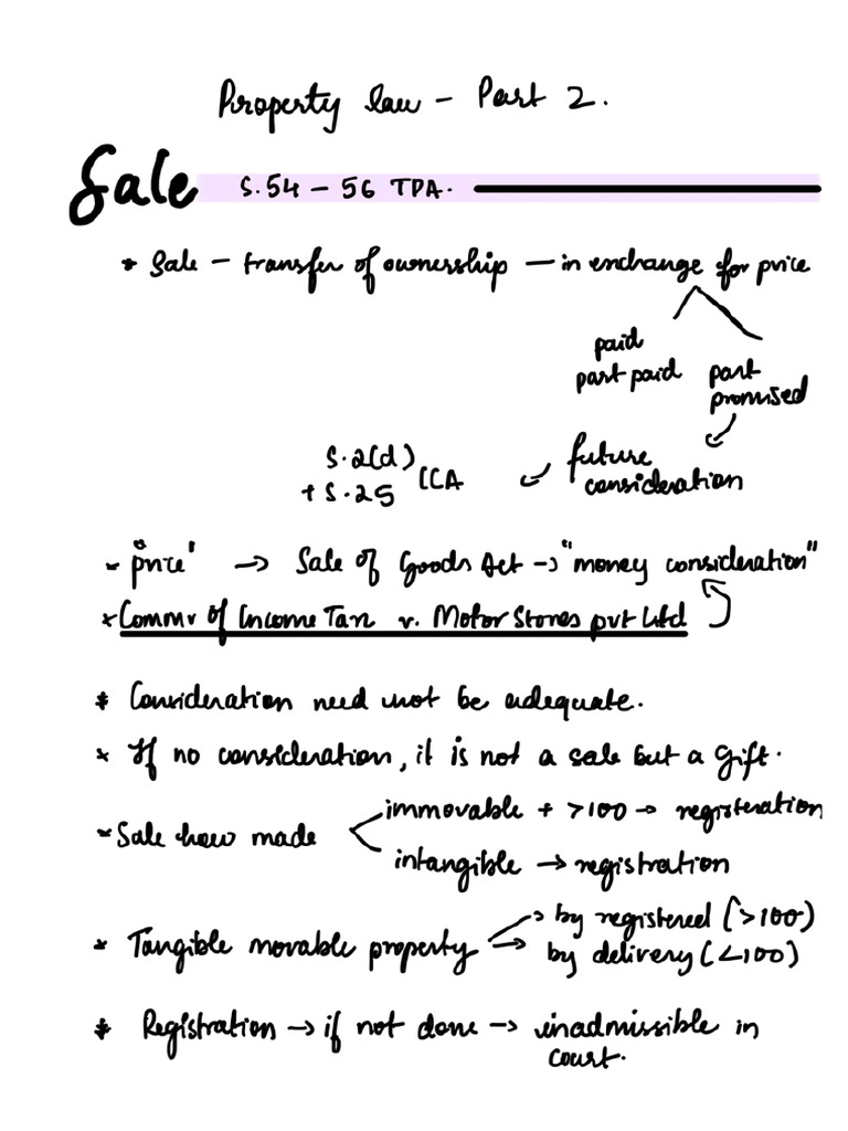 Property Law - Part 2. | PDF