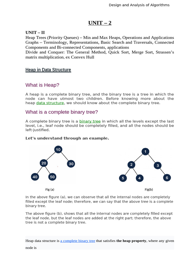 ADAA UNIT-2 NOTES (1) | PDF | Algorithms And Data Structures ...