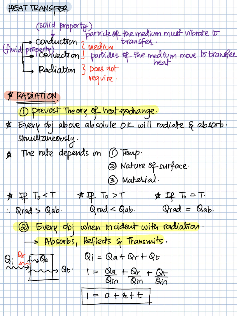 Heat Transfer + Second Law of Thermo | PDF