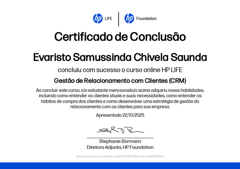 HP CRM Certification | PDF
