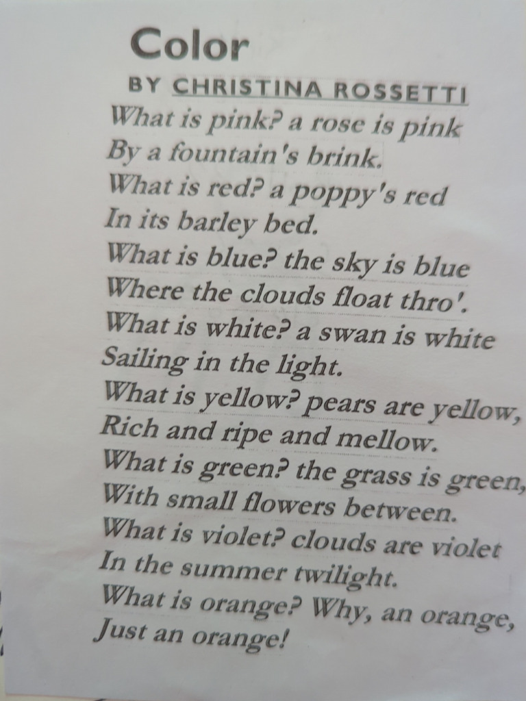 Poem Color | PDF