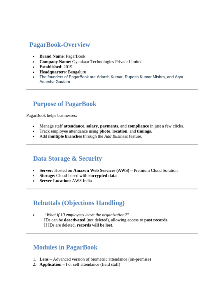 PagarBook: Employee Management Software | PDF | Salary | Cloud Computing