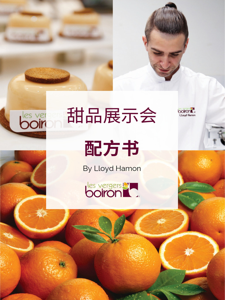 Lloyd Hamon长沙甜品展示会配方书 | PDF