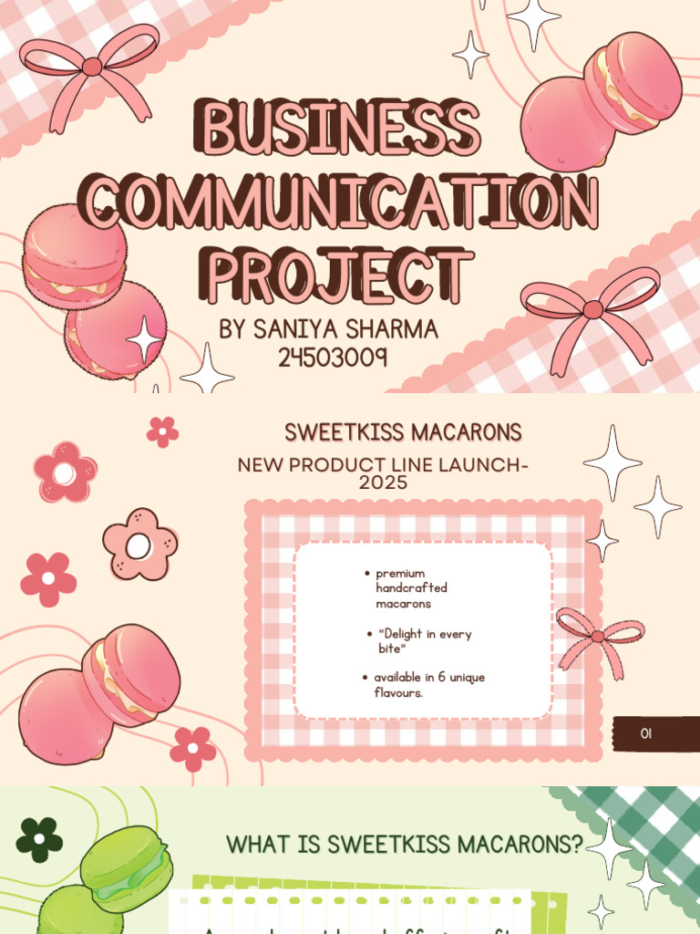Business Comm. Project | PDF | Macaron | Desserts